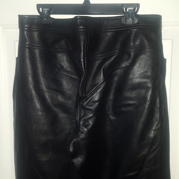 Lineage | Pants & Jumpsuits | Black Leather Pants | Poshmark